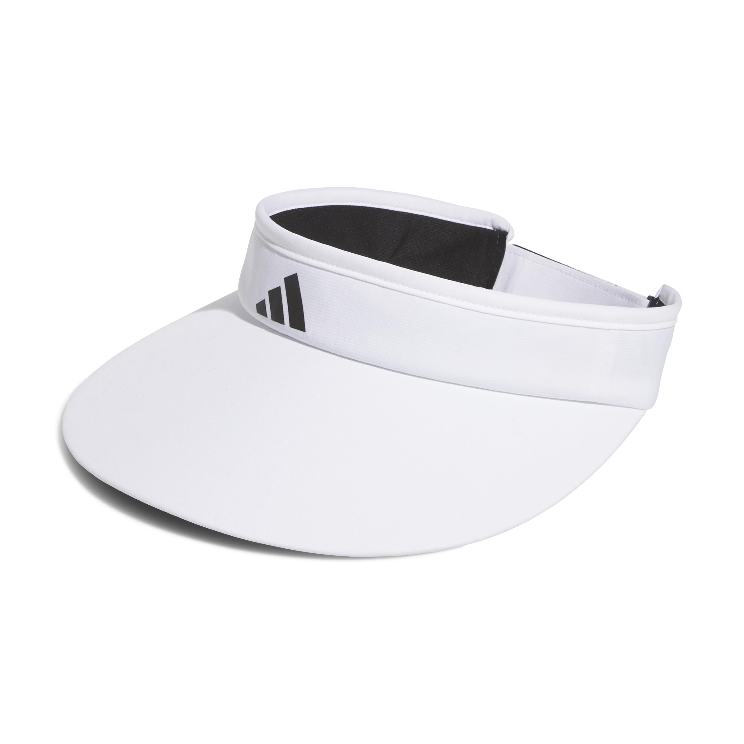 adidas Wide Brim Tour Visor, Collegiate Navy/Lucid Blue, One Size