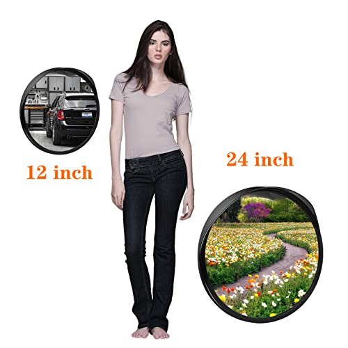 Arcylic Convex Mirror ๐ญ๐ฎ" ๐ฆ๐ฒ๐ฐ๐๐ฟ๐ถ๐๐ ๐ ๐ถ๐ฟ๐ฟ๐ผ๐ฟ, Adjustable Fixing Bracket Wide Angle Clear View For Indoor Outdoor Driveway Parking Garage Warehouse Office By Hydencamm (12 inch)