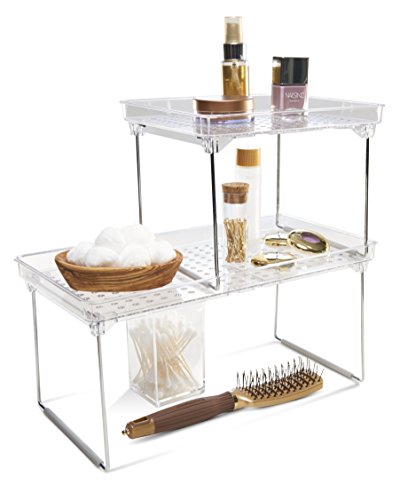 madesmart 95-79062-06 Small Stacking Shelf W/Holes