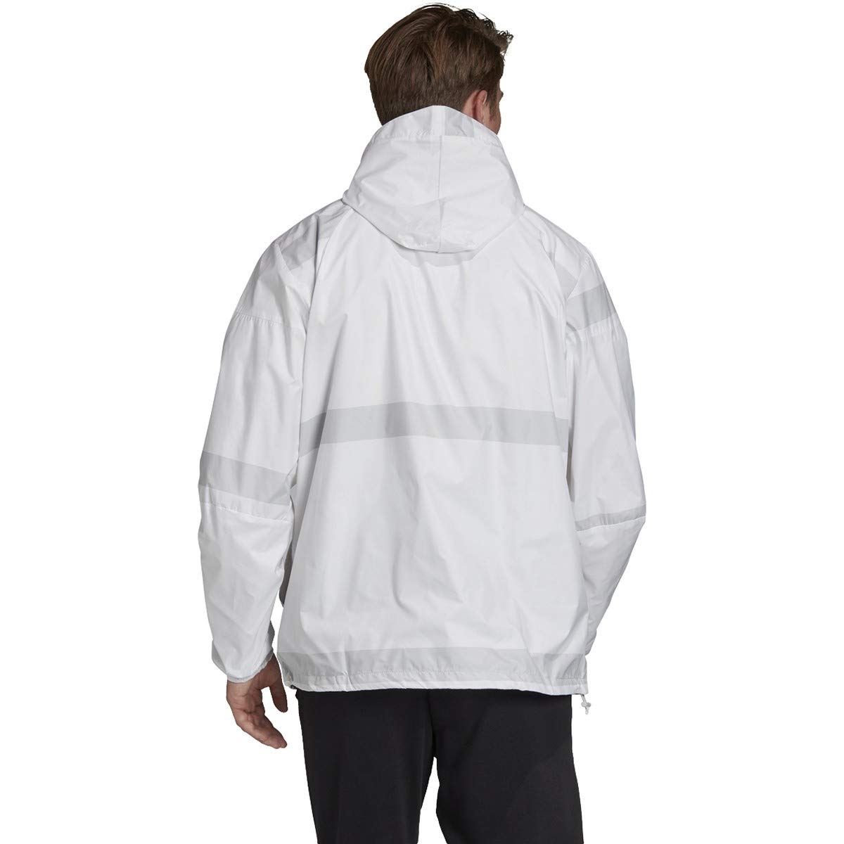 adidas Men's W.N.D. Jacket White Medium