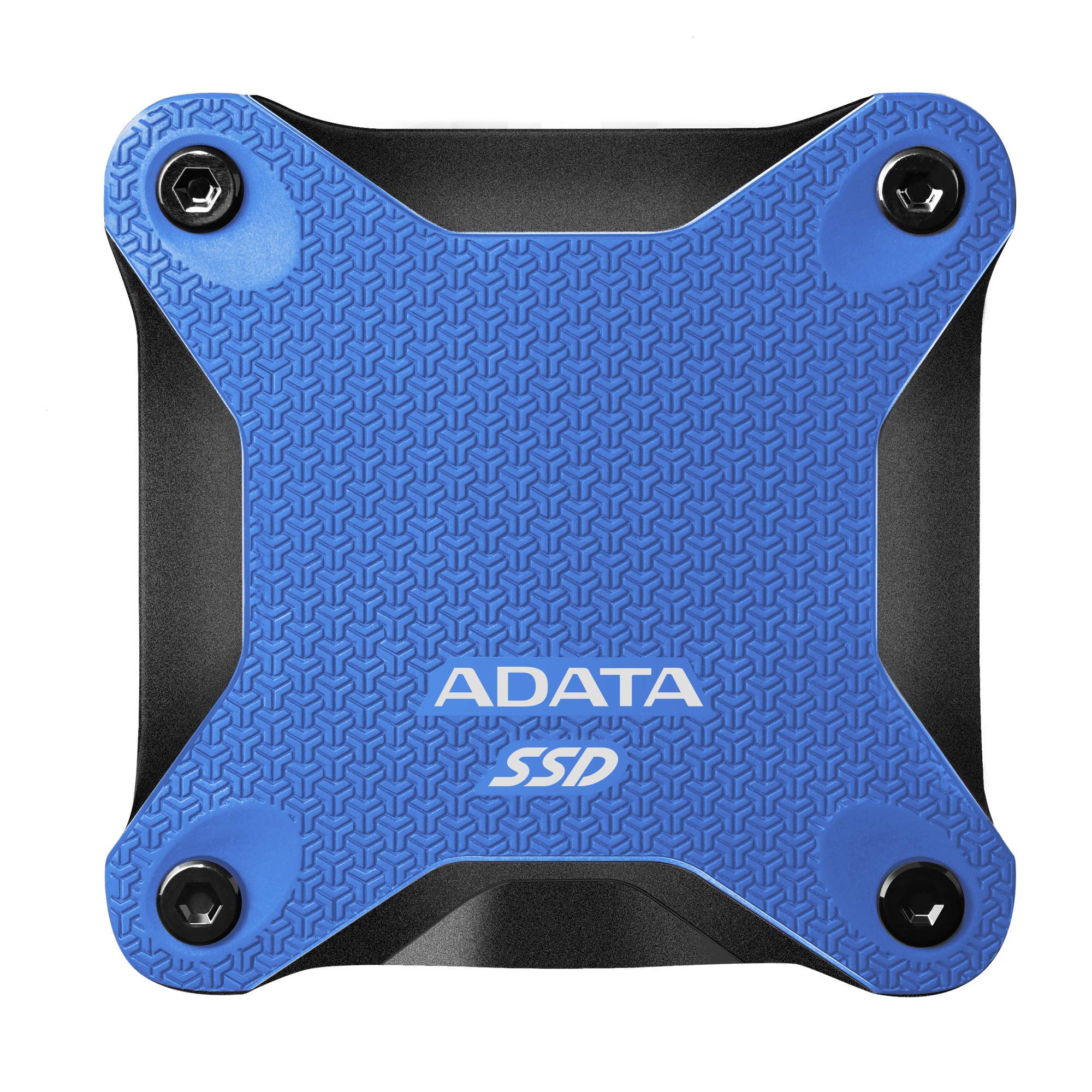 ADATA SD600Q 240GB Ultra-Speed Portable Durable External SSD - Up to 440MB/s -3D NAND USB3.2 Blue (ASD600Q-240GU31-CBL)