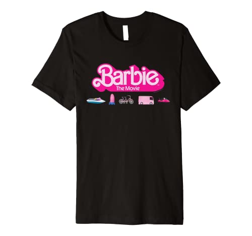 Barbie The Movie - Transportation Vehicles Premium T-Shirt