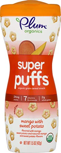 Plum Organics Super Puffs Variety Pack, 1.5 Ounce (Pack of 8)