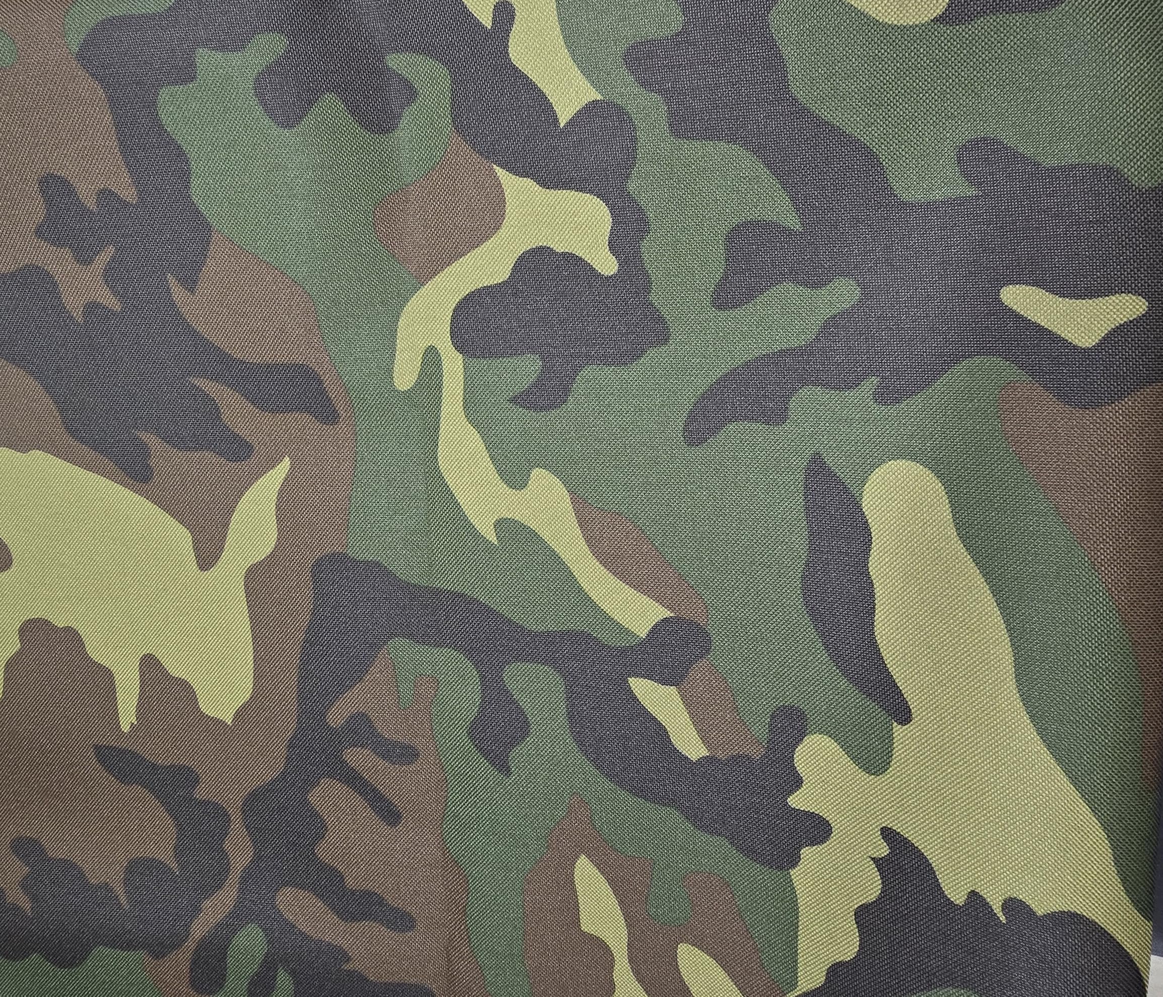 AD FABRIC, Waterproof Canvas Fabric, camo/Camouflage, 600 Denier Water Repellent Canvas Cordura Fabric for Outdoor/Indoor, 58" Wide.