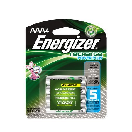 Energizer AAA Rechargeable Batteries - AAA, 4 Batteries per Pack(sold in packs of 3)