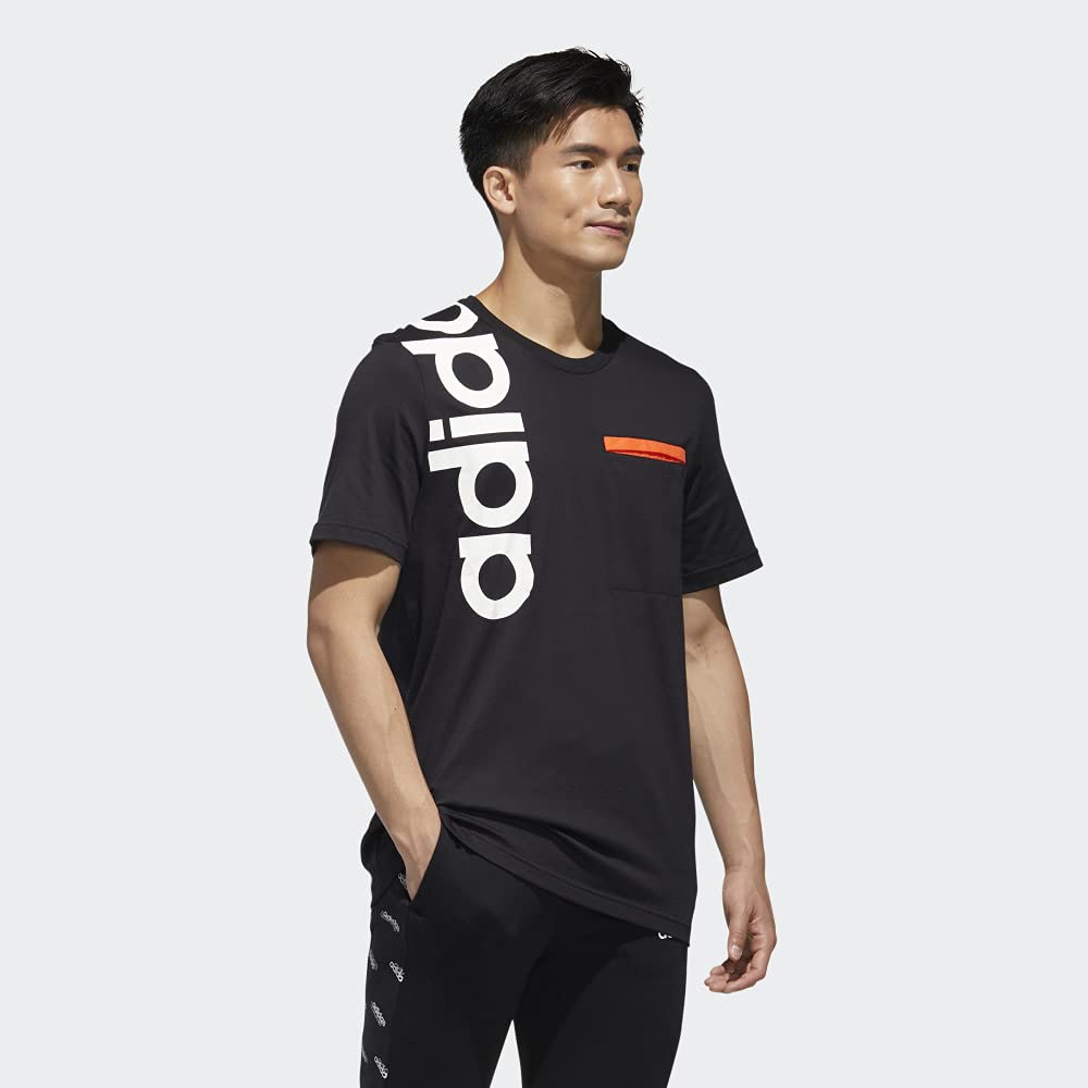 adidas mens New Authentic Tee Black X-Small