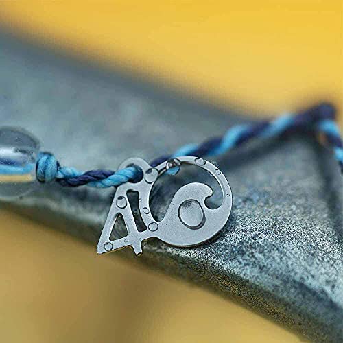 4Ocean Handmade Beaded Bracelet With Silver 4O Charm and Stickers (Whale)
