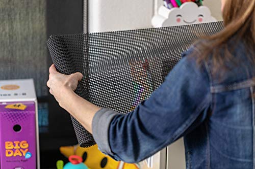 EasyLiner Select Grip Shelf Liner for Drawers & Cabinets - Easy to Install & Cut to Fit - Non Slip Non Adhesive Grip Shelf Liner for Kitchen Drawers, Bathroom, Pantry - 20 in. x 24 ft. - Black