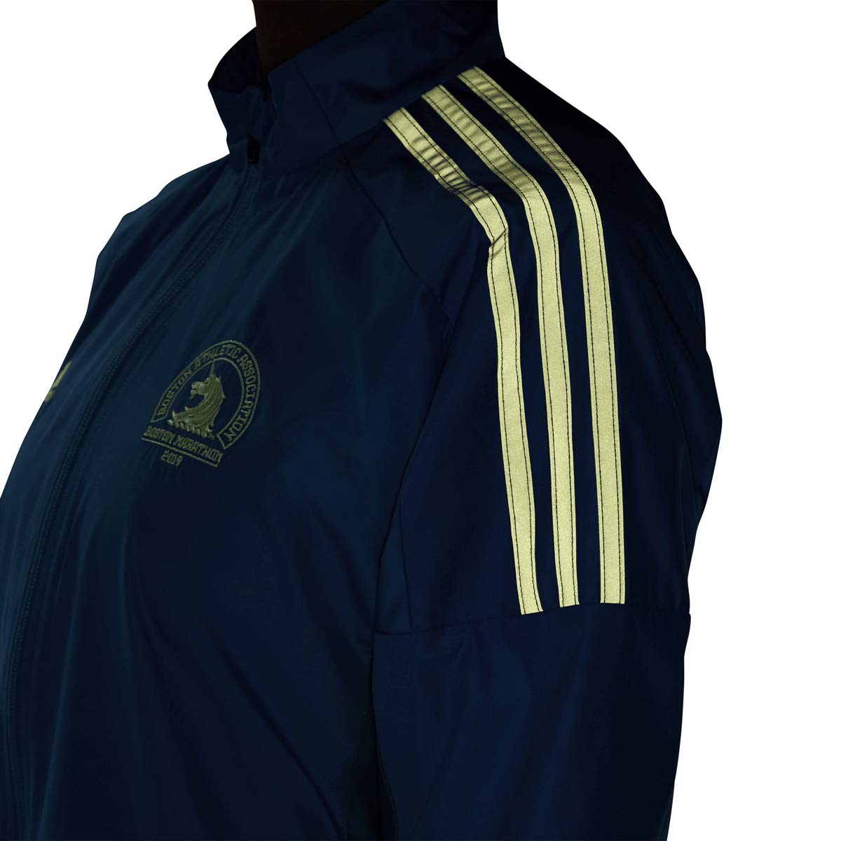 adidas Women's 2019 Boston Marathon Celebration Jacket (Medium, Shock Cyan)