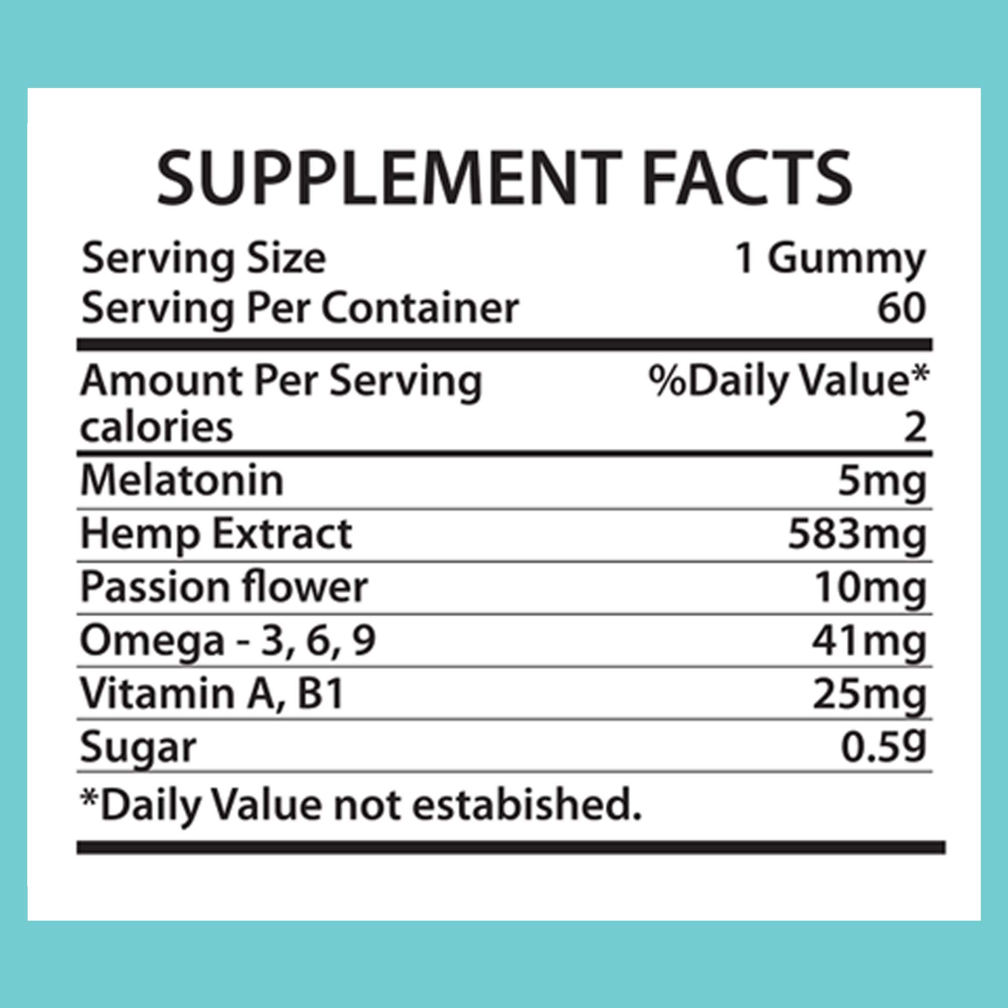 ADDOT Hemp Gummies for Better Sleep and Overall Wellness Welllife - 2 Bottles, 120 Gummies - Vegan, Non-GMO, and Dairy-Free