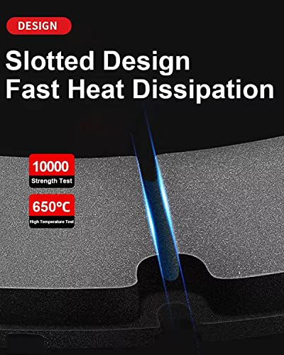 4Pcs Premium Ceramic Front Disc Brake Pads Compatible for 2010-2017 Expedition, 2010-2017 f150, 2010-2017 Navigator