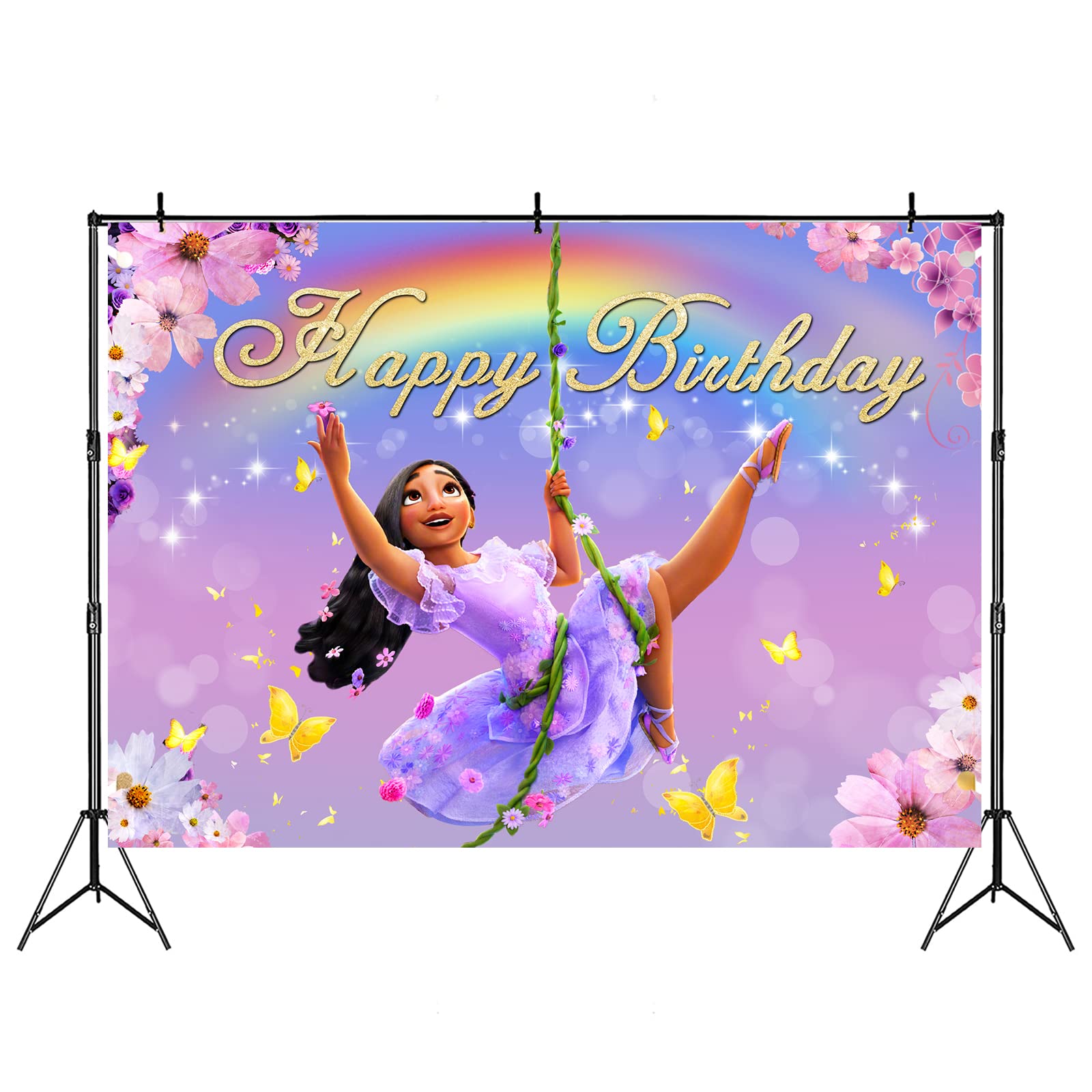 7x5 ft Isabella Encanto Backdrop Party Decorations Birthday Supplies Banner