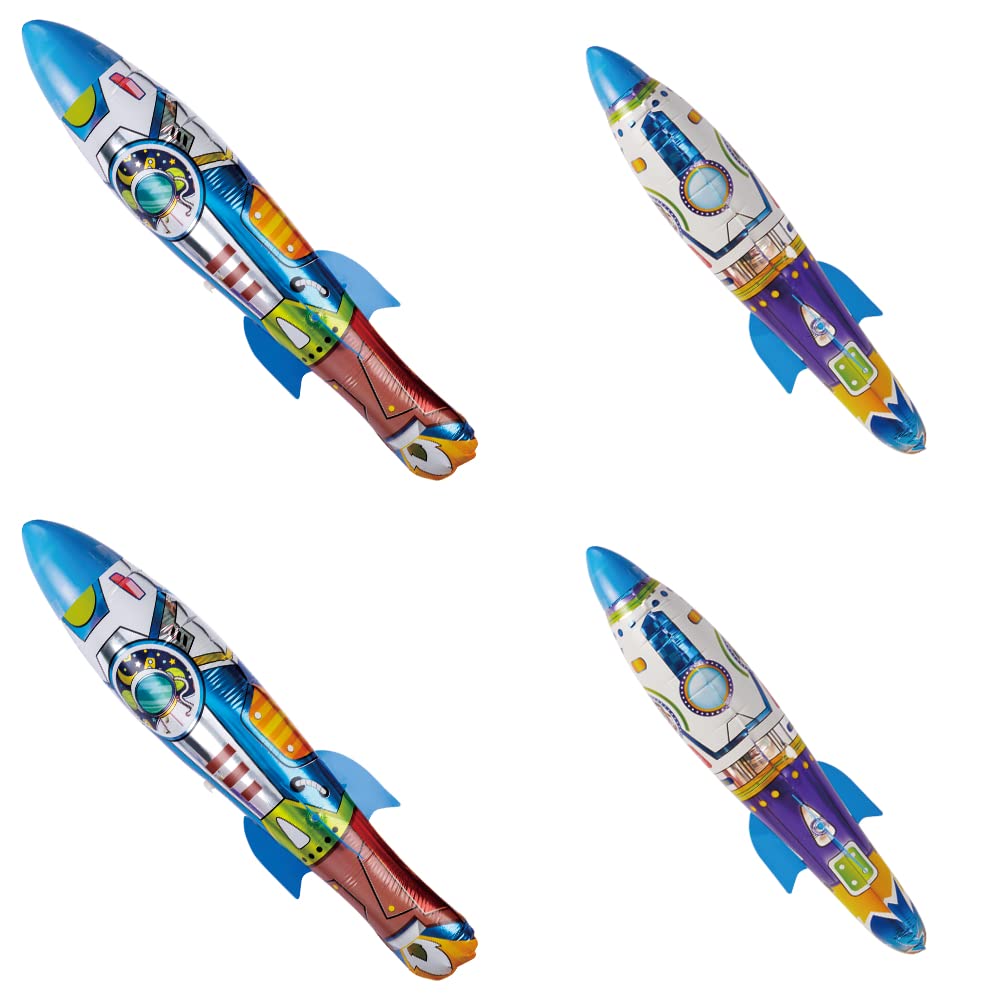 4pcs Rocket Balloon