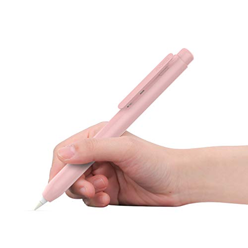MoKo Holder Case for i-Pencil, Retractable Tip Cap for New iPad 10.2 2019/iPad Air (3rd Generation) 10.5" 2019/iPad Mini (5th Generation) 7.9" 2019 i-Pencil(Only for i-Pencil 1st - Pink