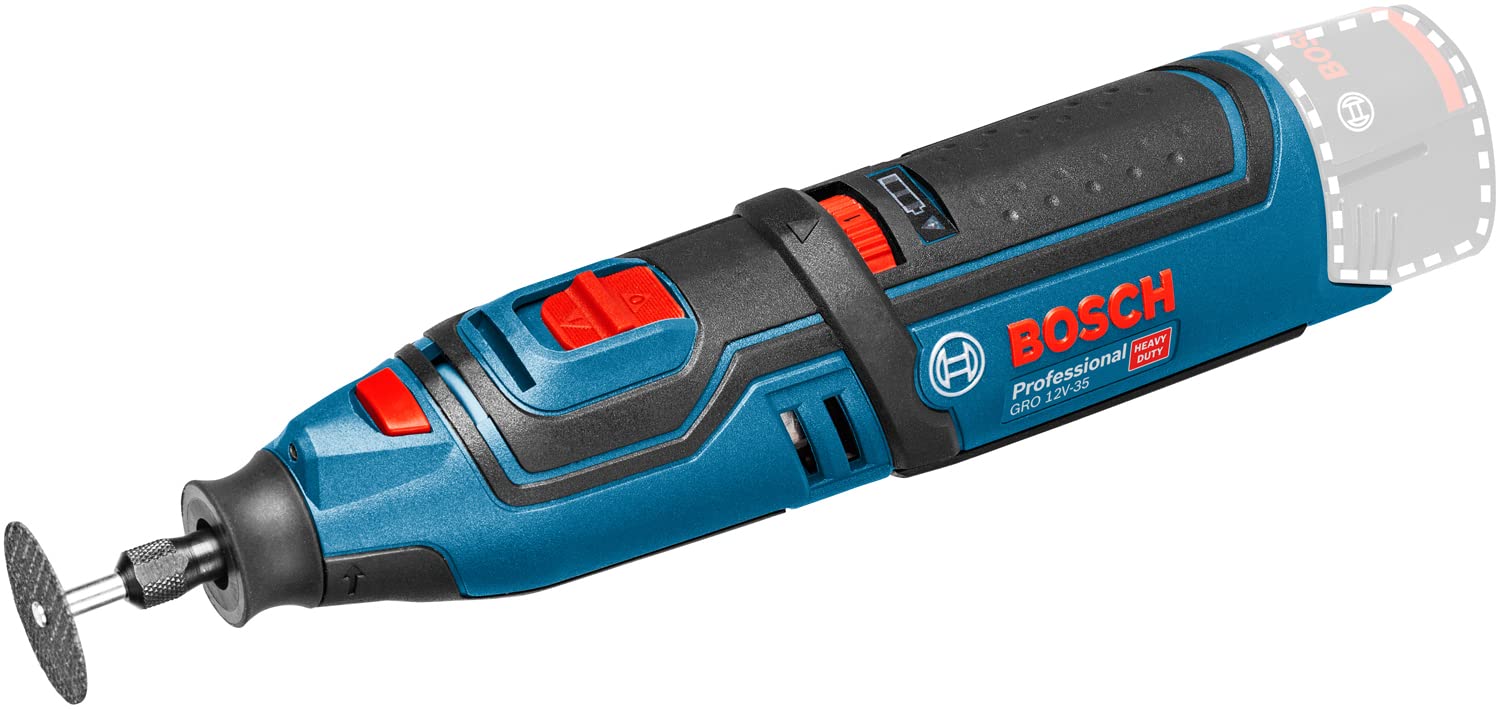 Bosch Professional 06019C5000 GRO 10.8 V Rotary Tool Bare Unit - Blue