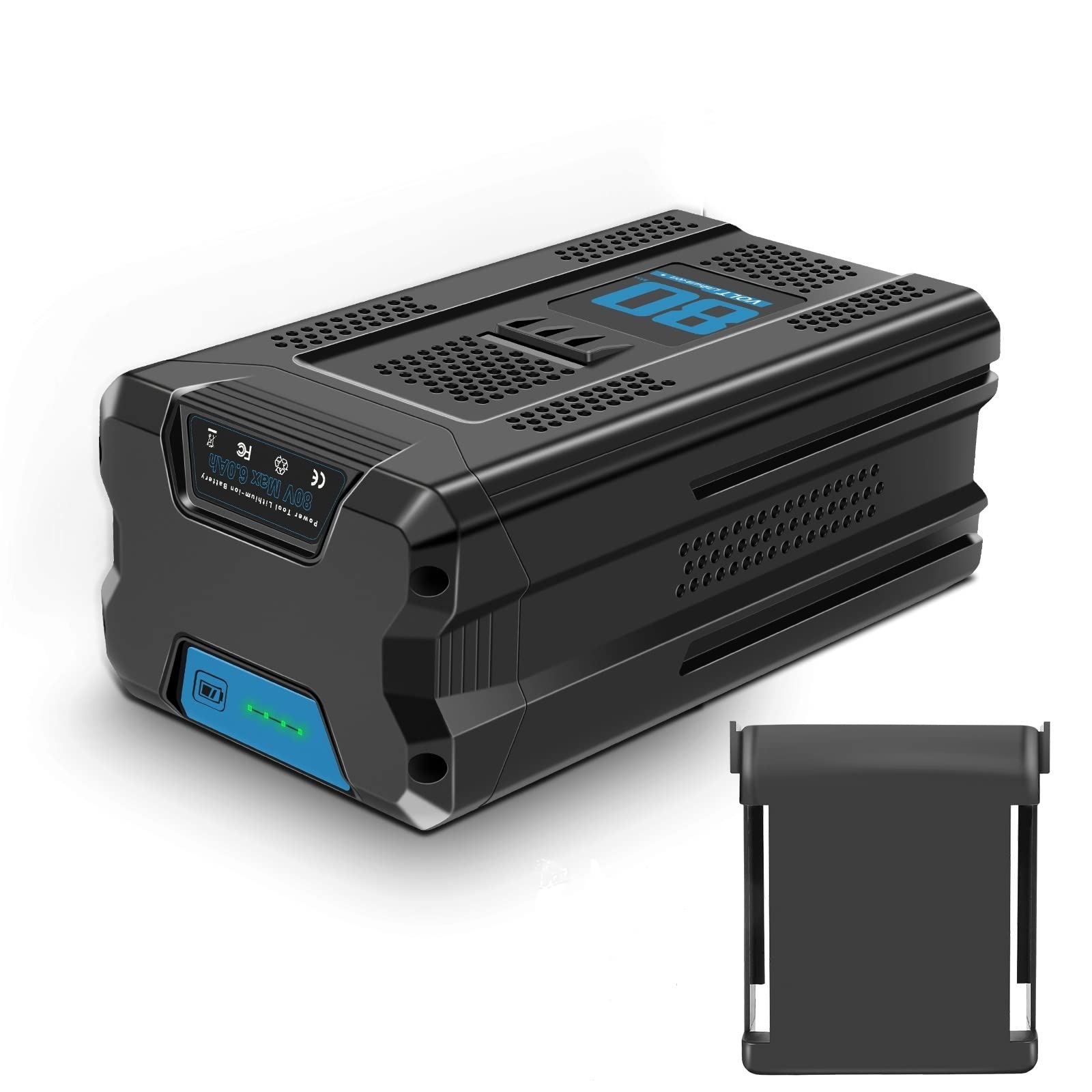 80V 6.0 Ah Lithium Ion Battery Replace for Greenwork PRO 80V Max GBA80200 GBA80250 GBA80400 GBA80500