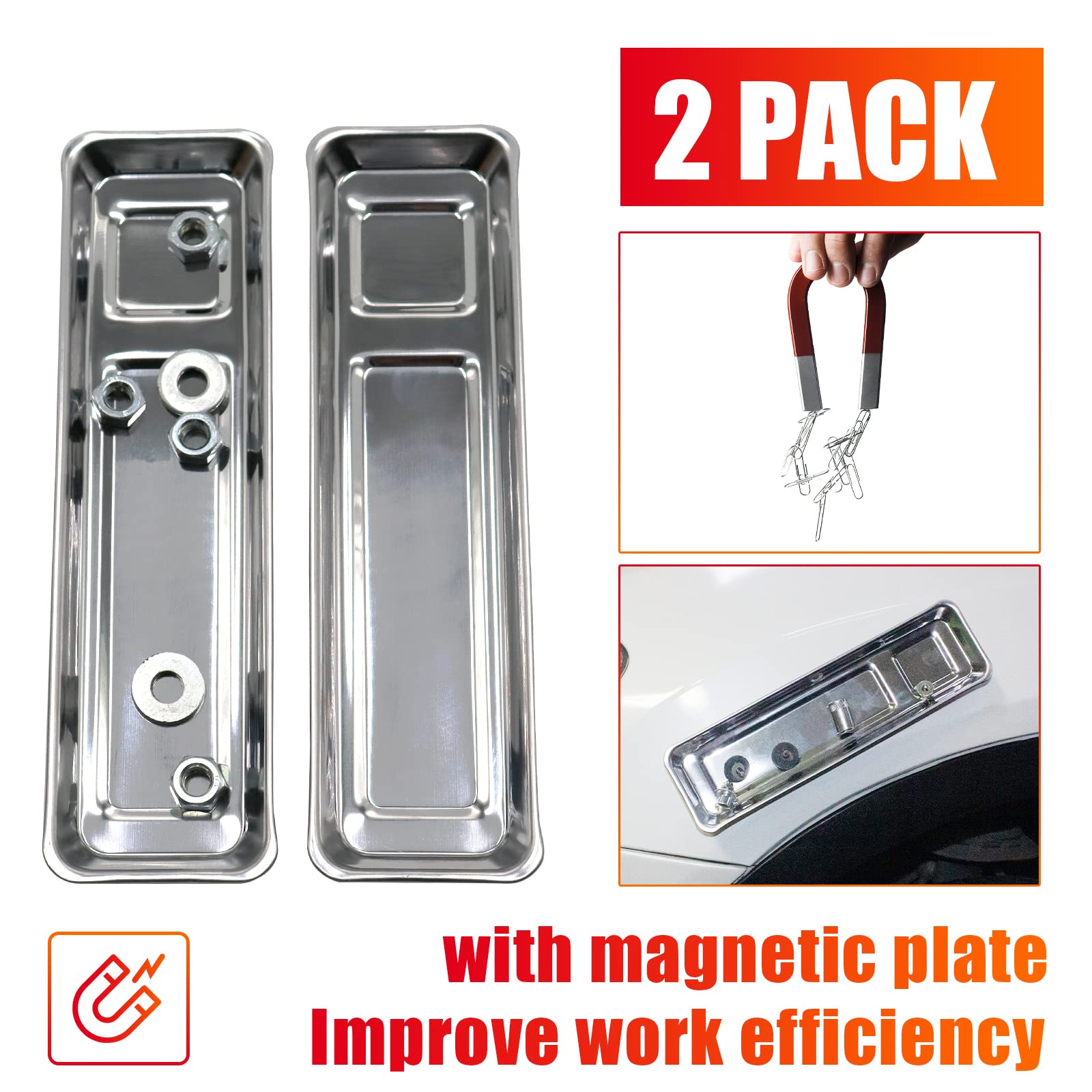 BESTOOL 40'' Heavy-Duty Mechanic Creeper with Durable Casters, Low-Profile Design, Magnetic Tool Plate