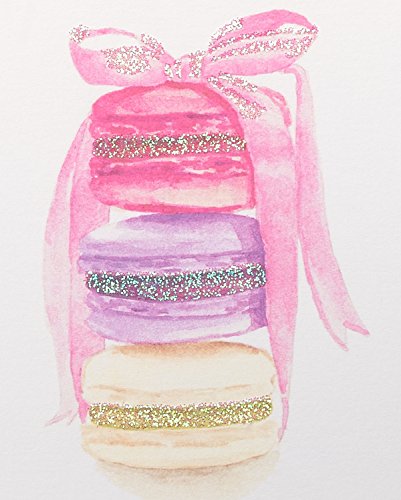 Papyrus Blank Cards with Envelopes, Stack of Macarons (14-Count)