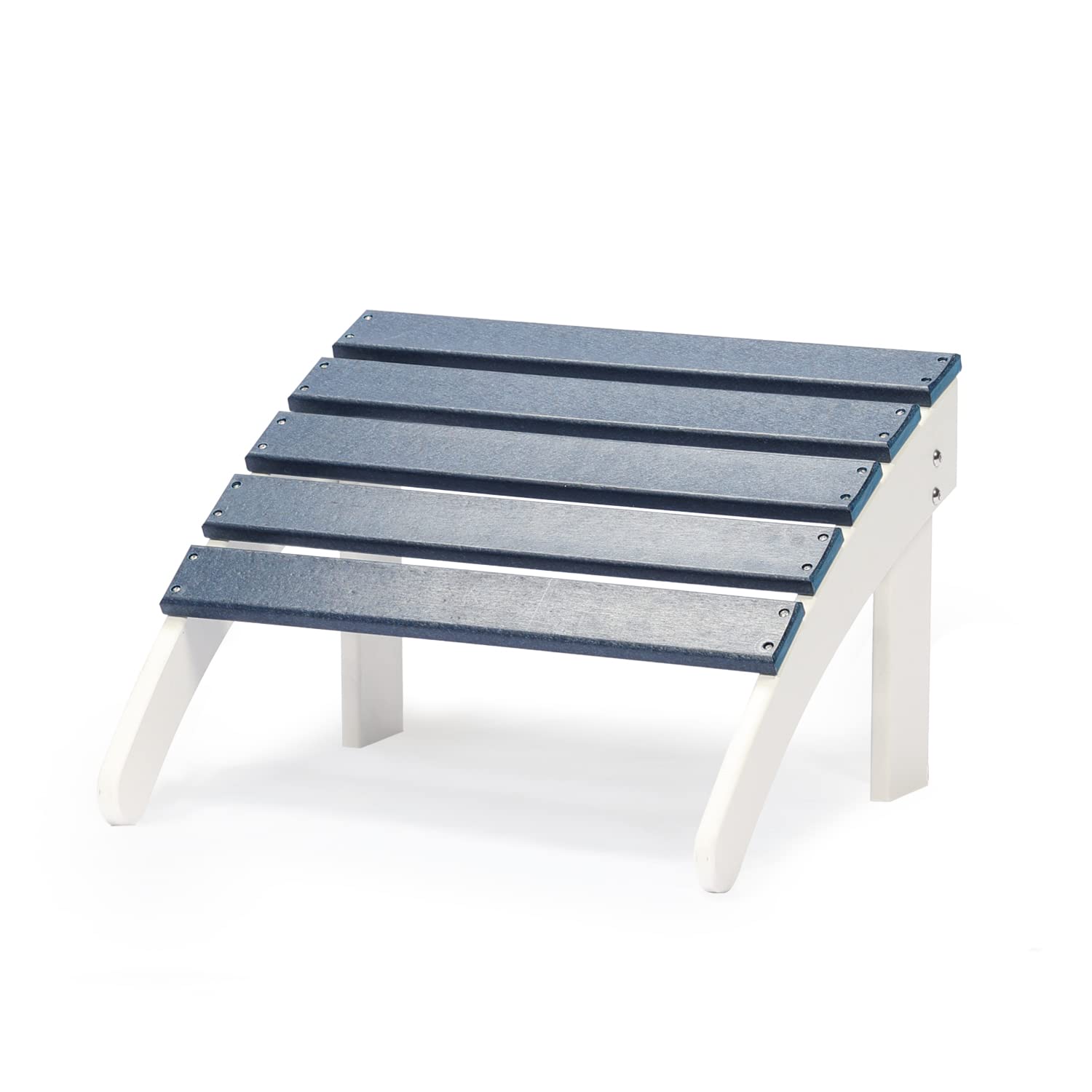 Aoodor Outdoor Adirondack Ottoman - Weather-Resistant HDPE Patio Footrest for Ultimate Relaxation