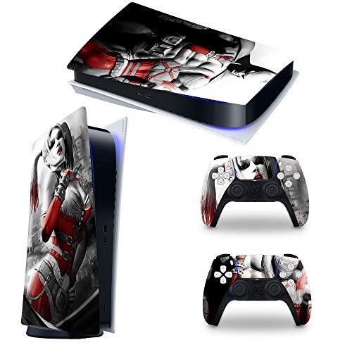 Amazing Girl - PS5 Digital Edition Skin Console and 2 Controller, Vinyl Decal Sticker Full Cover Protective