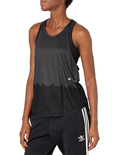 adidas Women's Marimekko Tank, Carbon/Black, Large