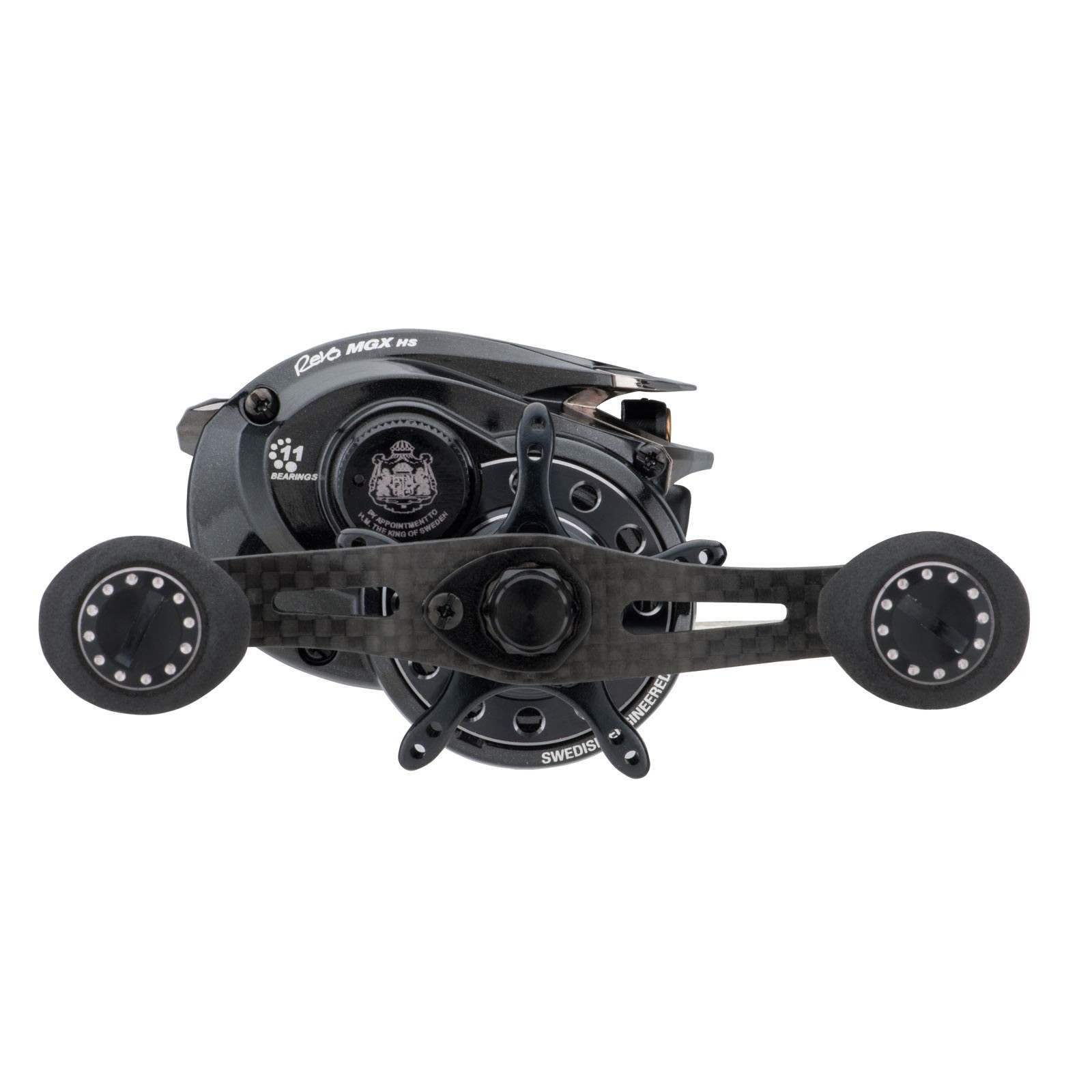 Abu Garcia Revo MGX Low Profile Reel, Black, Left