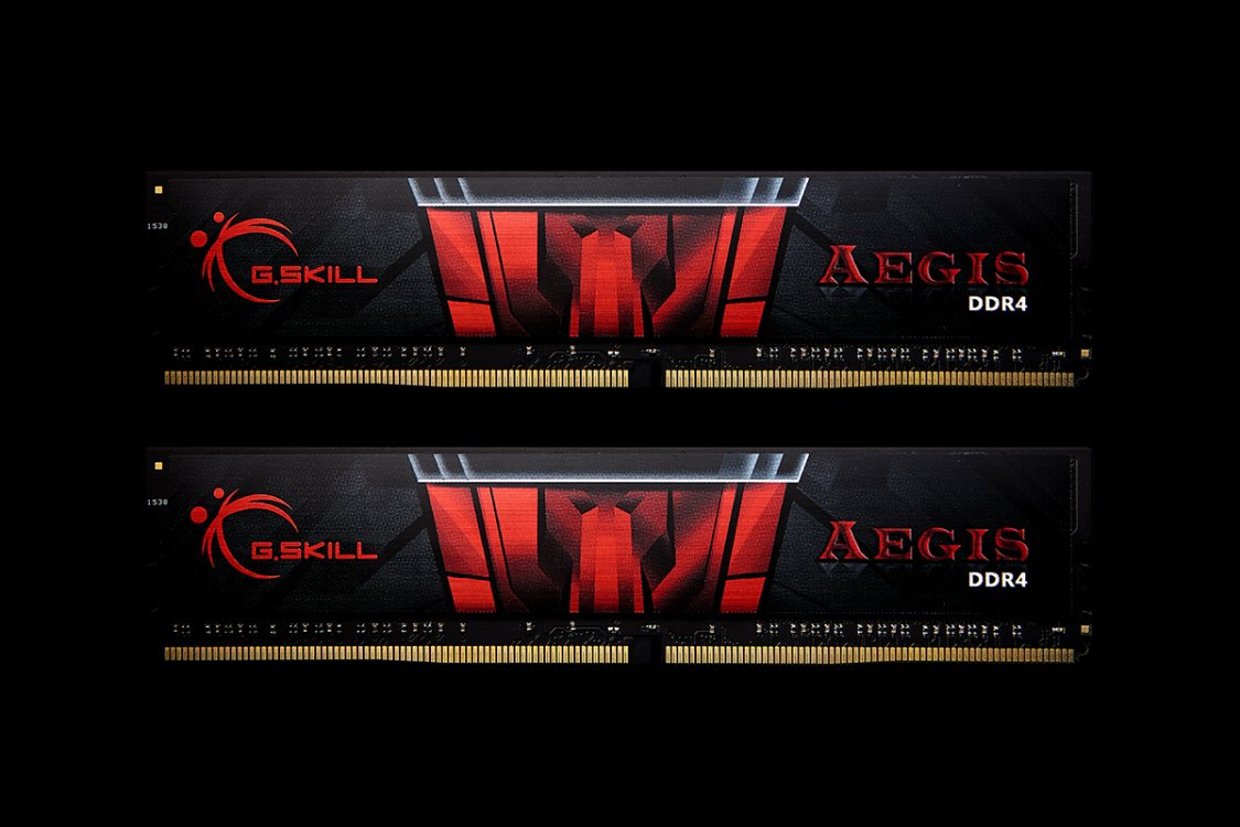 G.SKILL AEGIS Series (Intel XMP) DDR4 RAM 16GB (2x8GB) 3000MT/s CL16-18-18-38 1.35V Desktop Computer Memory UDIMM (F4-3000C16D-16GISB)
