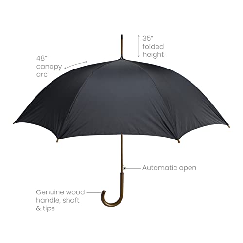 Haas-Jordan Vintage 48 in Umbrella, Black