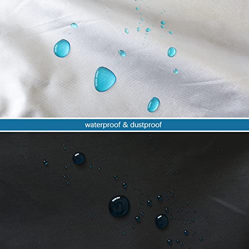 Crib Mattress Bags for Moving, Waterproof Heavy Duty Crib Mattress Storage Bag, Zippered Reusable Crib Mattress Cover for Moving and Storage, Black …