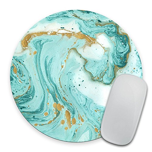 Marble Mousepad, Glitter Mousepad, Desk Decor, Office Accessories, Modern Mouse Pad, Personalized Mouse Pad, Round Mousepad, Cubicle Decor