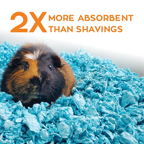 Carefresh 99% Dust-Free Blue Natural Paper Small Pet Bedding with Odor Control, 50 L