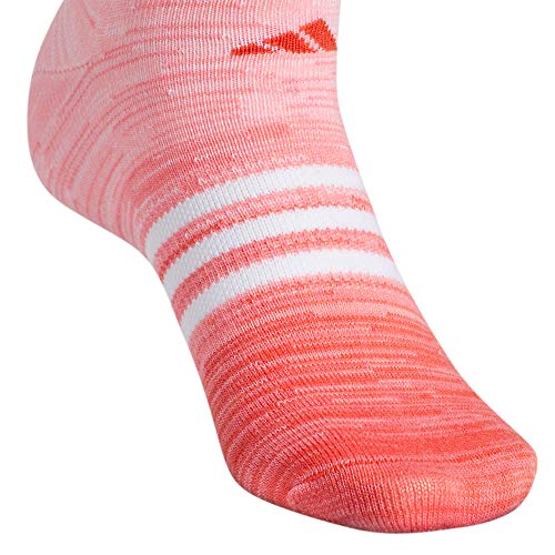 adidas Women's Superlite No Show Socks (6-Pair), Hazy Rose/Clear Onix Grey/Hazy Blue, Medium