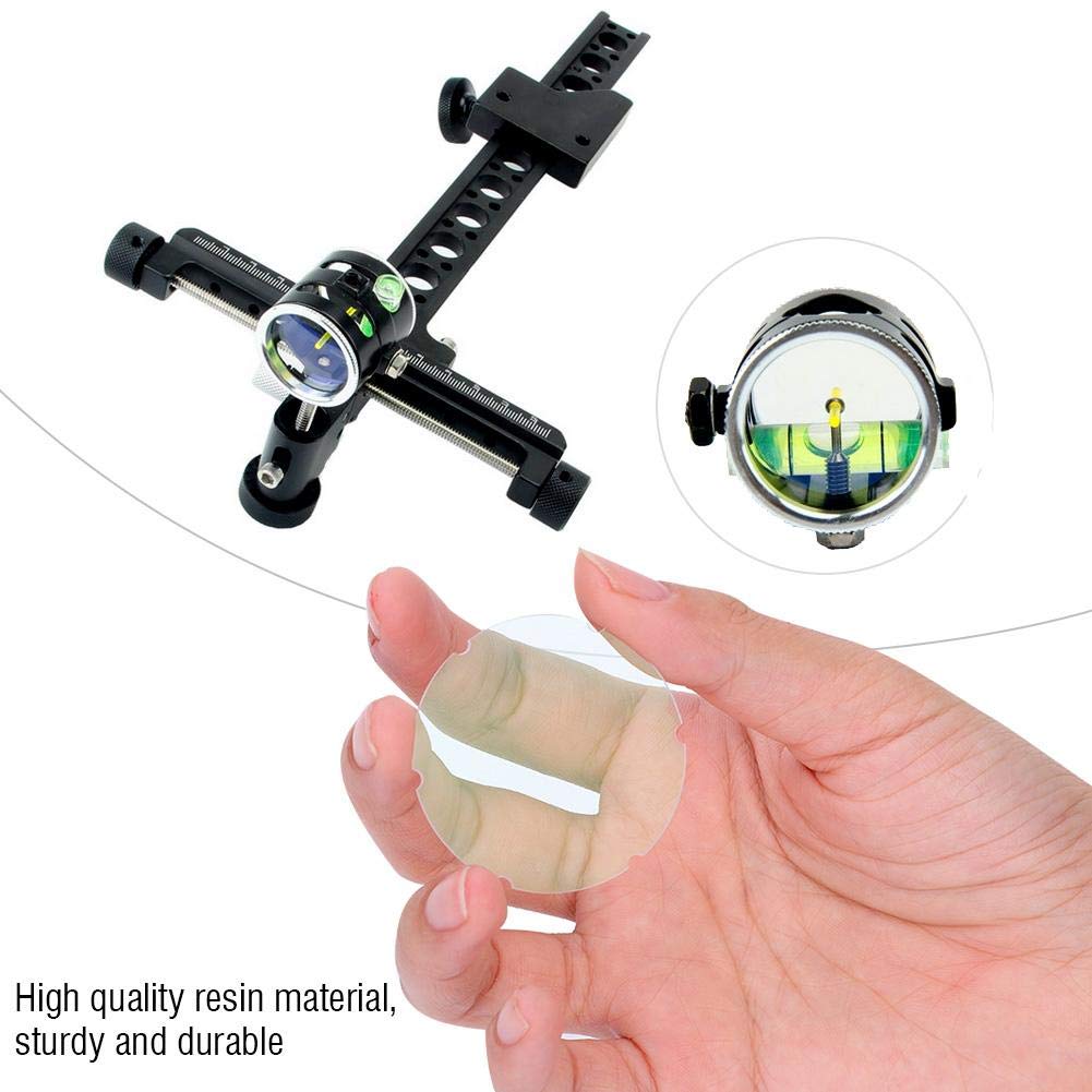 4X 6X 8X Professional Archery Scope Lens, Archery Sight Lens for The Target Clear Allowing You to Pick Out Target Details at A Distance, for Compound Bow Use