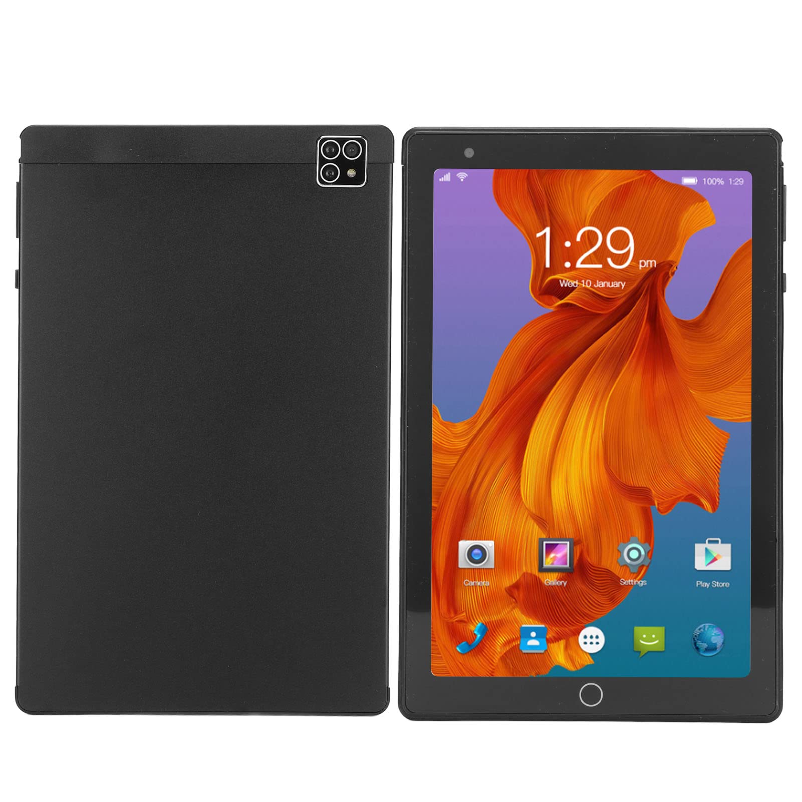 8 Inch Tablet Call Tablet Expandable to 128GB Black Call Support 4GB RAM 64GB ROM Dual Camera AntiBlue Light 1920 x 1200 IPS for 10.0 US Plug