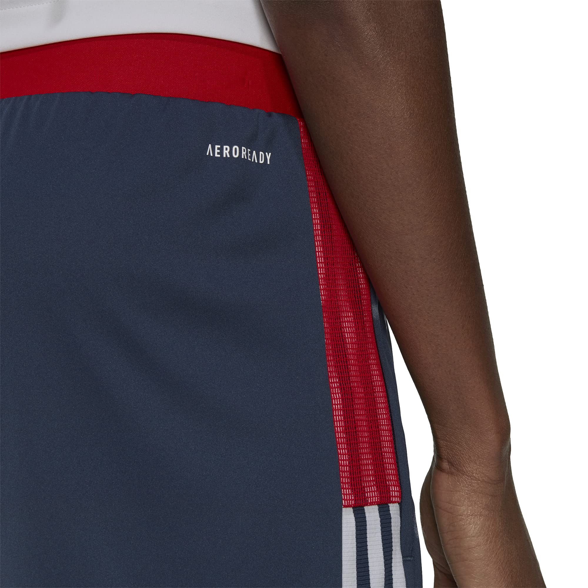 adidas Womens Tiro Training Short Color Up Crew Navy/Vivid Red Small