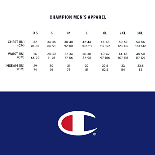 Champion, Heritage, Short-Sleeve Cotton Tee, Heavyweight Men's T-Shirt, Sandrock Left Chest C, 3X-Large