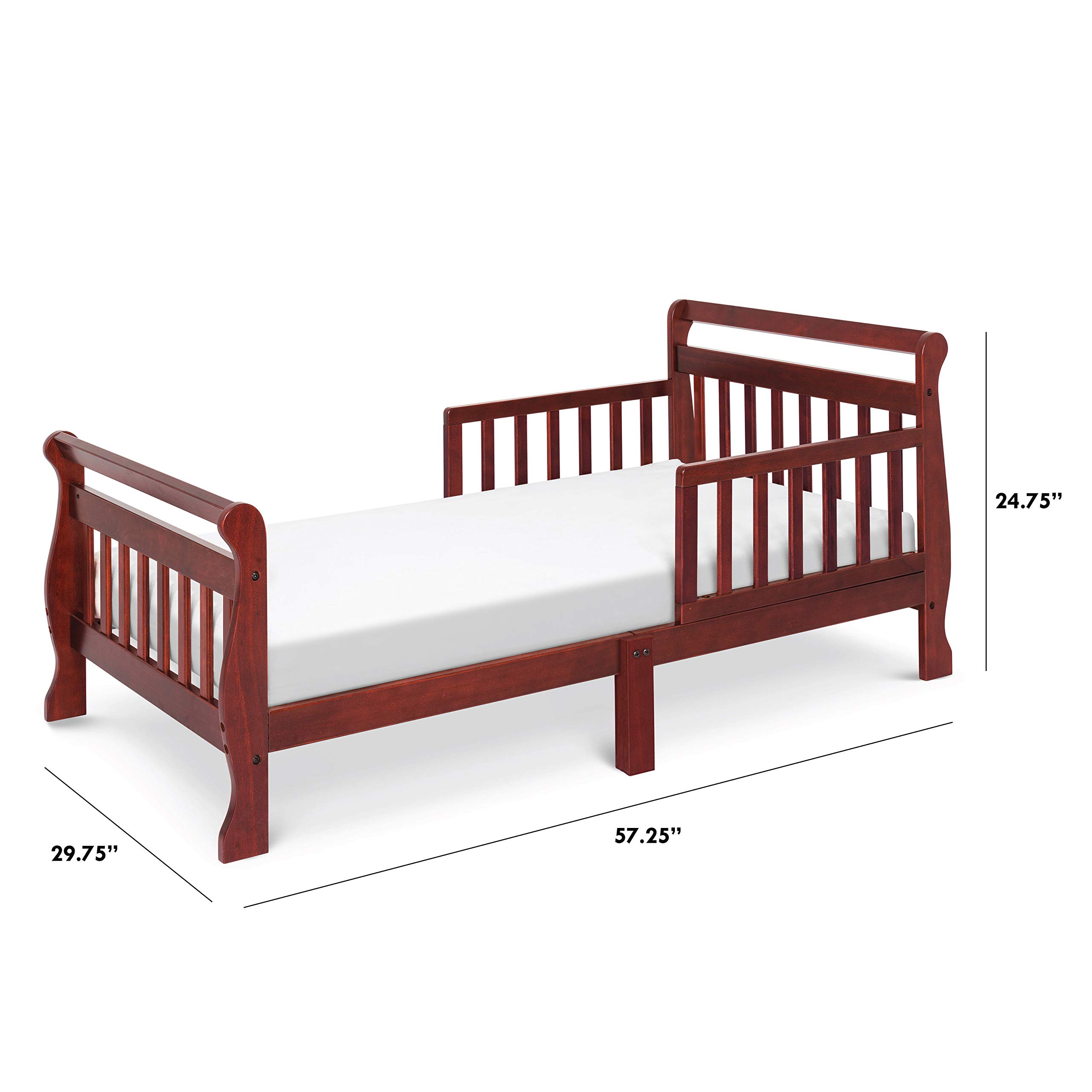 DaVinci Sleigh Toddler Bed in Cherry