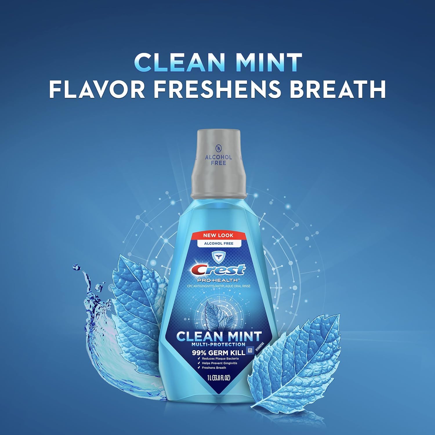 Crest Pro-Health Oral Rinse, Refreshing Clean Mint 250 mL