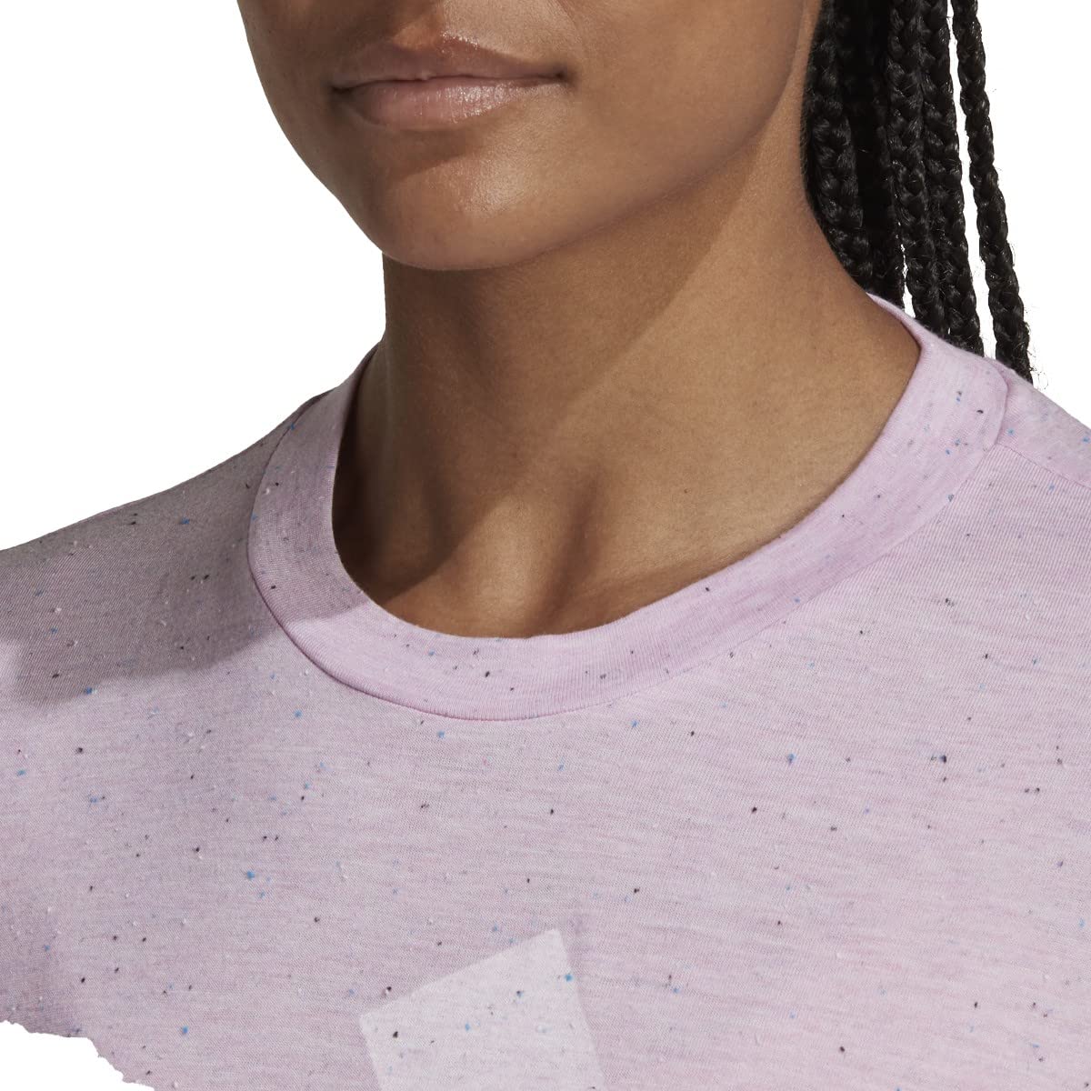 adidas Women's Sportswear Future ICON Winners 3.0 TEE, Bliss Lilac Melange, X-Large