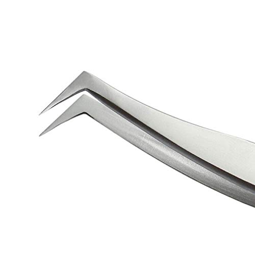 Szeles VETUS 6A-SA Volume Eyelash Extensions Tweezers 3D 6D Professional Curved Point Tweezers Stainless Steel Precision Tweezers SA Series