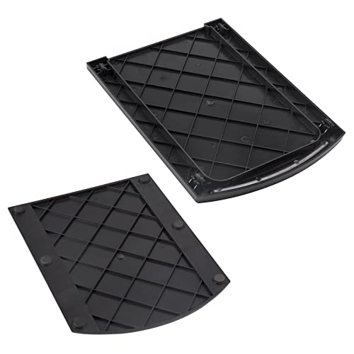 Kitchen Appliance Sliding Tray, Bruvoalon Coffee Slider, Sliding Tray for Coffee Maker, Kitchen Aid Mixer, Blenders and Air Fryer, Appliance Slider for Coutertop with Rolling Wheels (3 Pack)