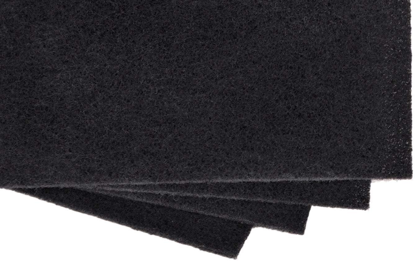 Captain's Compass Premium Carbon Activated Pre Filters 4 Pack for HPA200 HPA 200 Compatible with Honeywell Air Purifier Models 200, 202, 204, 250B