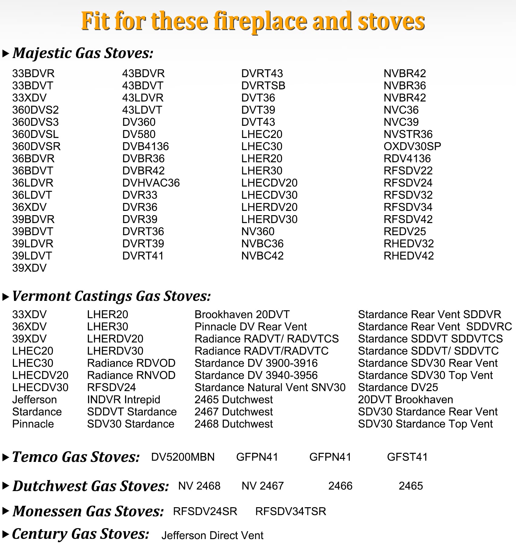 AUGSMIAR 10002265 Propane Gas Pilot Assembly, 10002265 LP 3 Way Pilot Replacement, Fit for Majestic, Temco, Vermont Castings Fireplace and Stoves