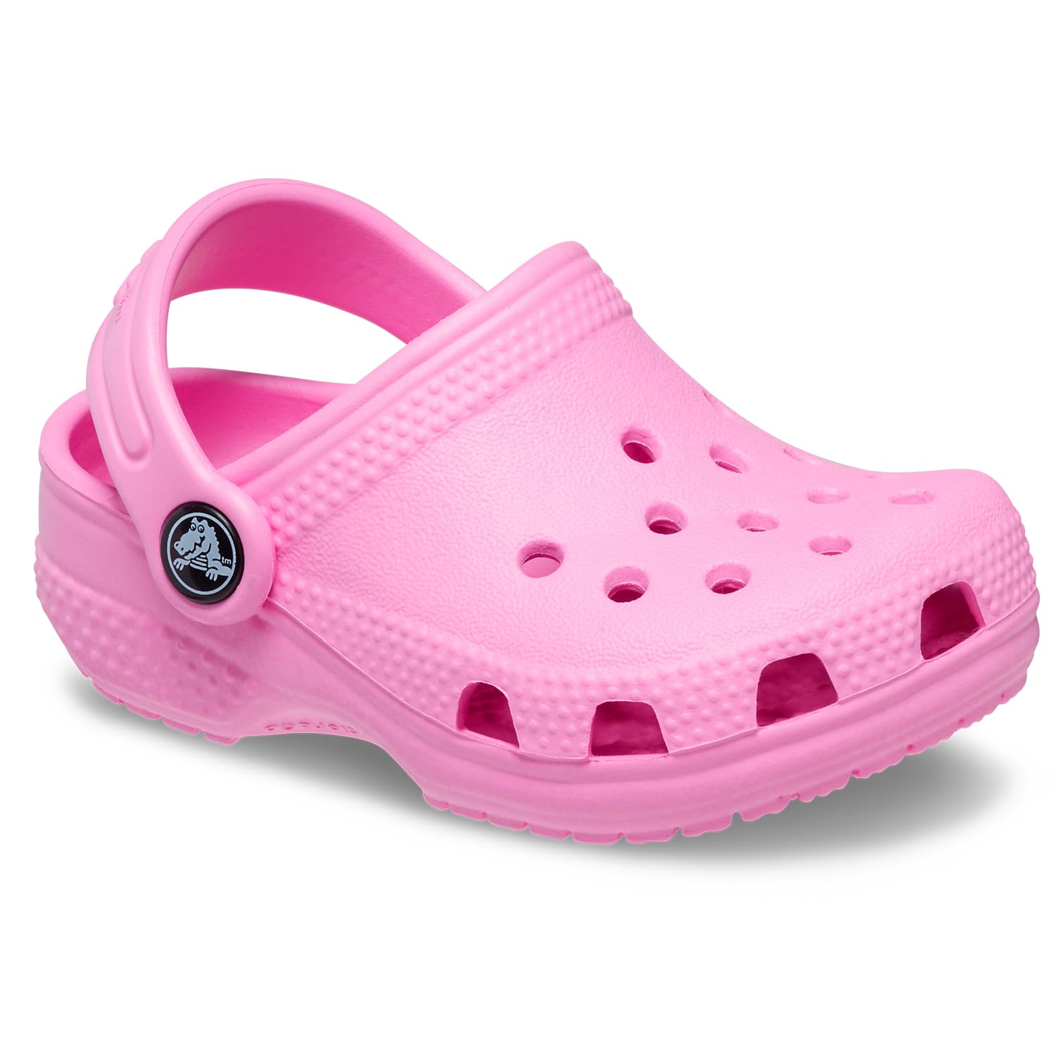 Crocs Unisex-Baby Classic Littles Clogs |Baby Shoes, Ballerina Pink, 2-3 Infant