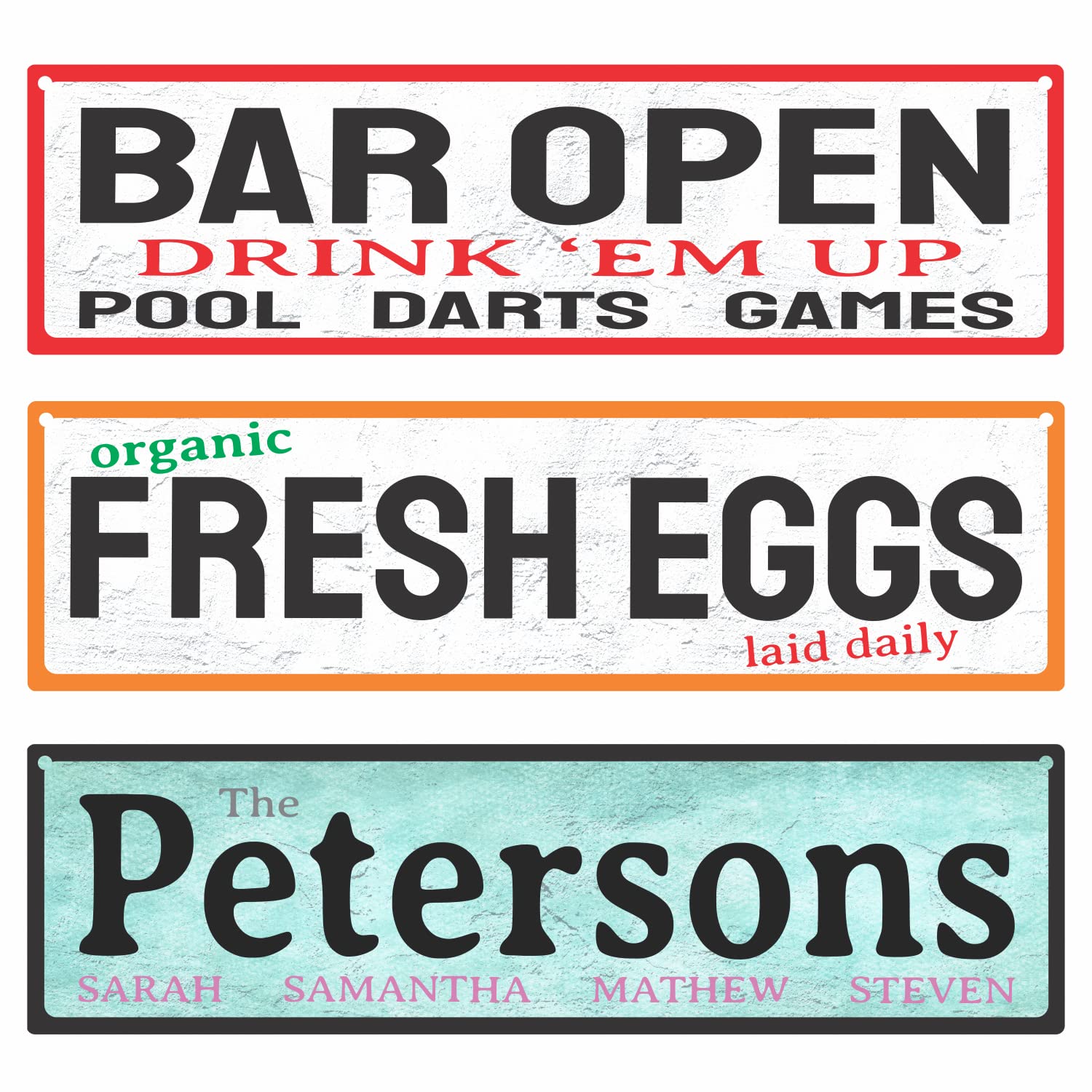 ATX Custom Signs - Weatherproof Aluminum Metal Custom Personalized Sign Multiple Sizes Custom Text Caution, Danger, Warning Notice