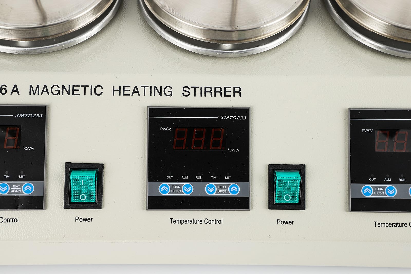 HJ-6A 6 Heads Multi Unit Digital Thermostatic Magnetic Stirrer Hotplate Mixer 110V