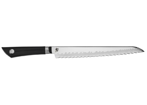 Shun Cutlery Sora 5-Piece Block Set, Kitchen Knife and Knife Block Set, Includes 6” Utility Knife, 9” Bread Knife, 7” Santoku Knife & Knife Block, Handcrafted Japanese Kitchen Knives