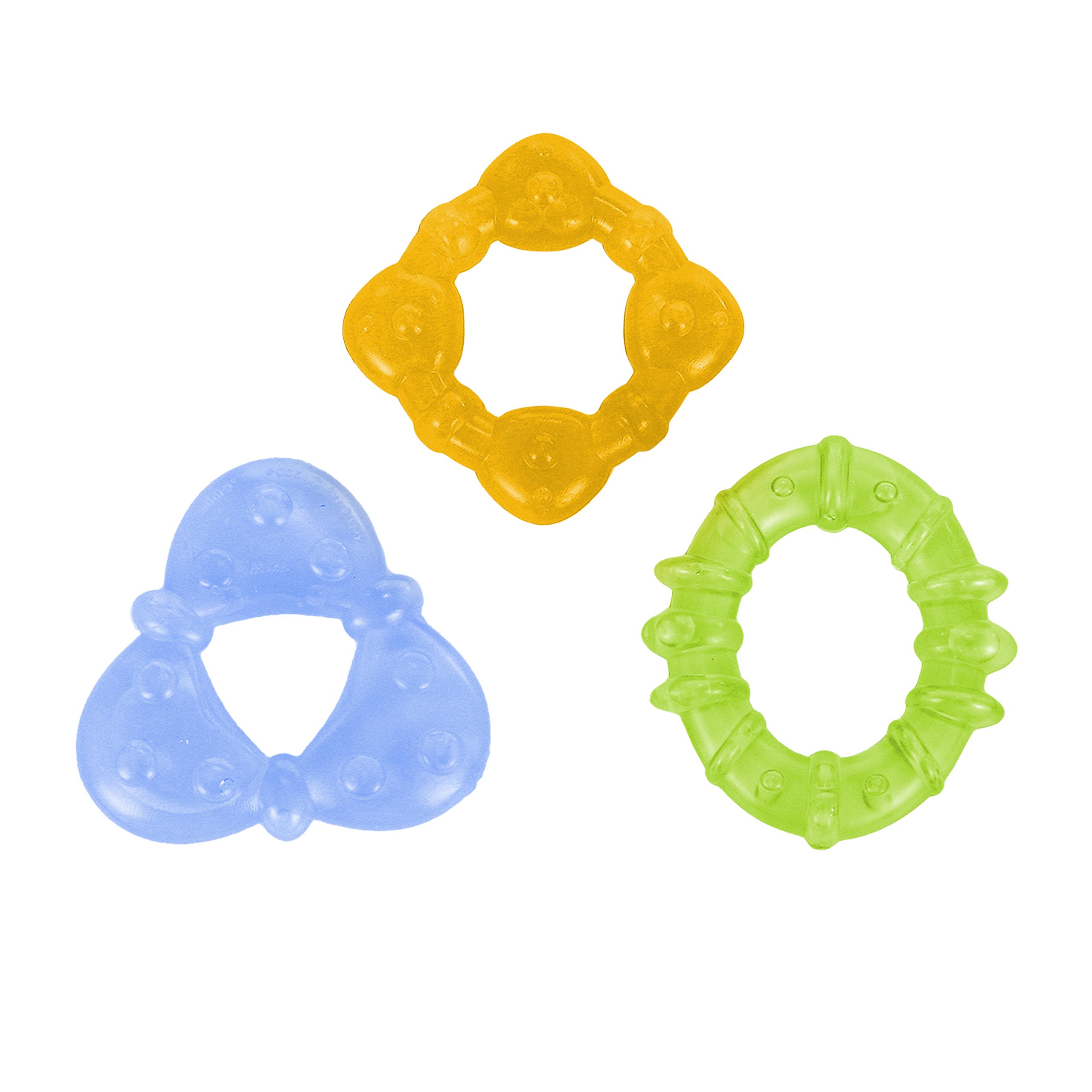 Bright Starts Oball Grasp & Teethe Easy Grasp BPA-Free Infant Teether Toy, Multi-Color, Age 3 Months and up