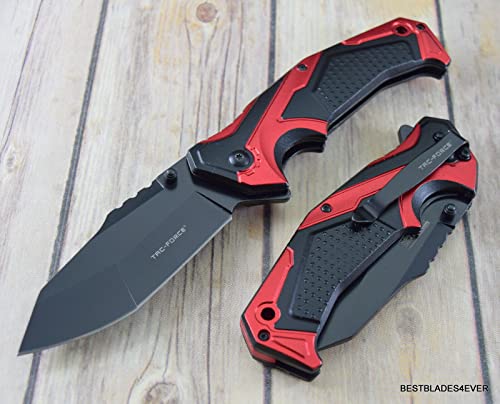 8.5 Inch Open Folding Pocket Knife With Clip Outdoor Survival Hunting Knife for Camping by Survival Steel