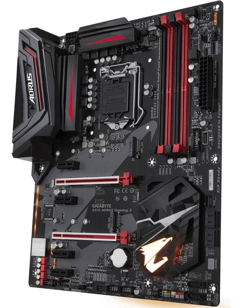 Gigabyte Z370 AORUS Gaming 3 Intel LGA1151/ATX/2xM.2/Front USB 3.1/RGB Fusion/Fan Stop/CrossFire Motherboards
